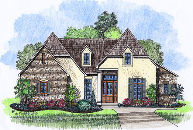 Home Plan 001-000 – Burlin Richard Builder, Inc.